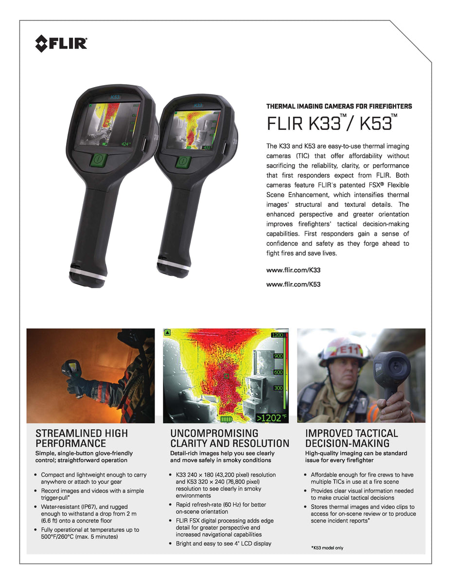 FLIR K33 Thermal Camera Kit – Western Fire Supply